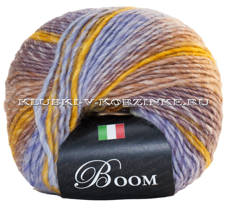 Пряжа Boom Seam - (44286 - Желтый, сиреневый, беж) - купить в Москве по ...