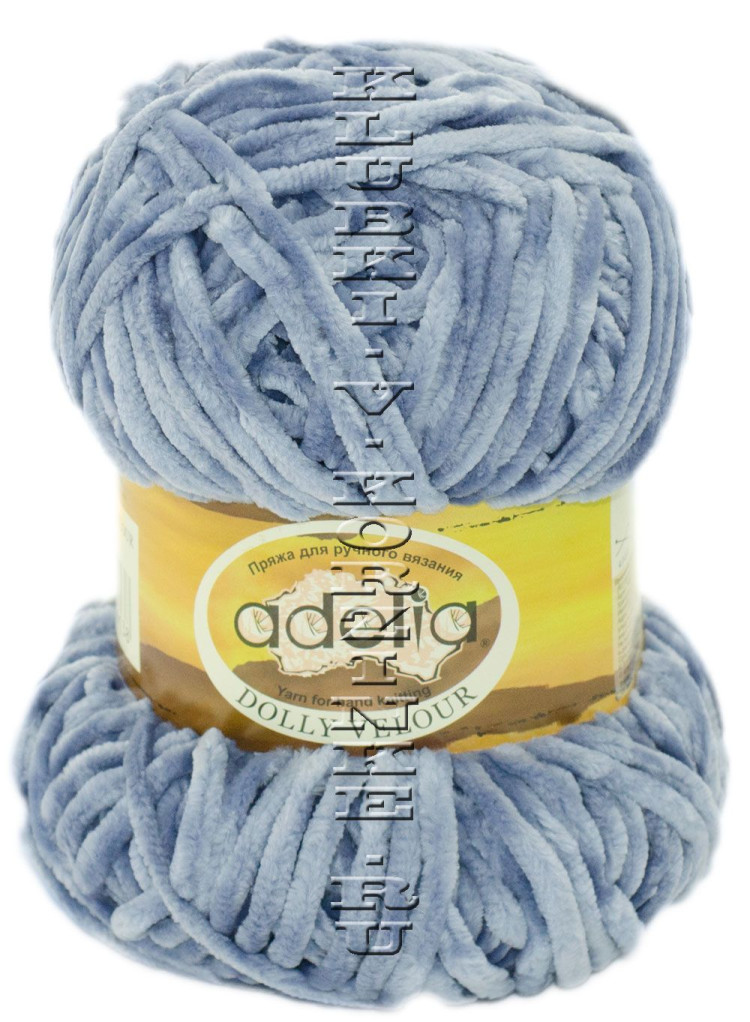Пряжа Adelia Dolly Velour - (40 - Стальной) - купить в Москве по ...