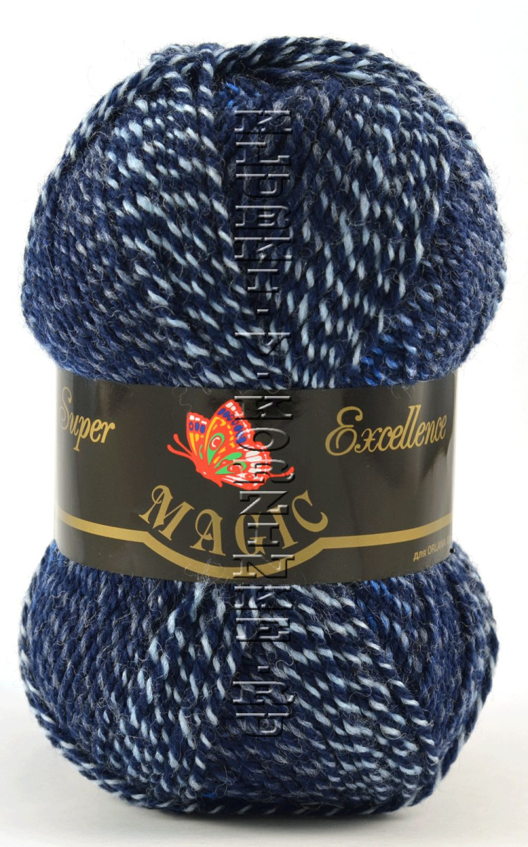 Пряжа MAGIC "Super Excellence" - (4201 - Синий) - купить в Москве по ...