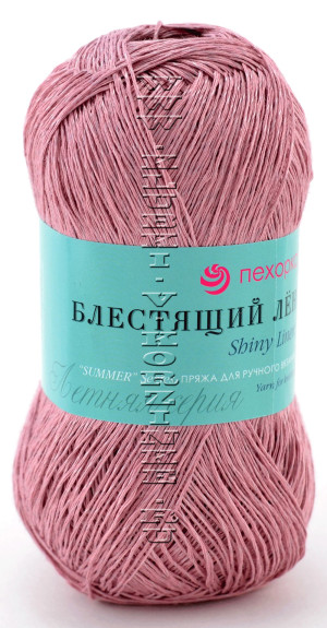 Пряжа Пехорка Блестящий лён - (21 - Брусника) - купить в Москве по ...