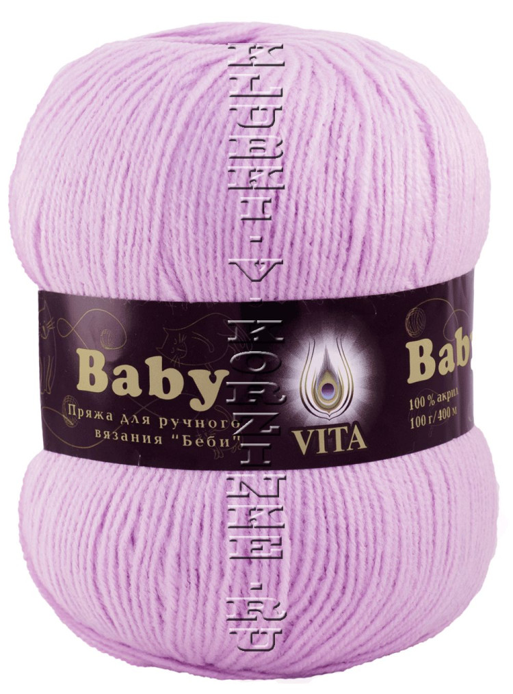 Пряжа VITA «BABY» - (2903 - Нежно-сиреневый) - купить в Москве по ...